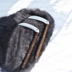 Handmade Stainless Steel Kama Knife - Traditional Japanese Farmer ...