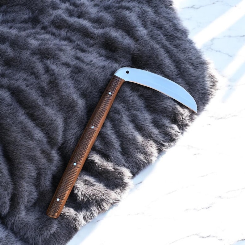 Handmade Stainless Steel Kama Knife - Traditional Japanese Farmer ...