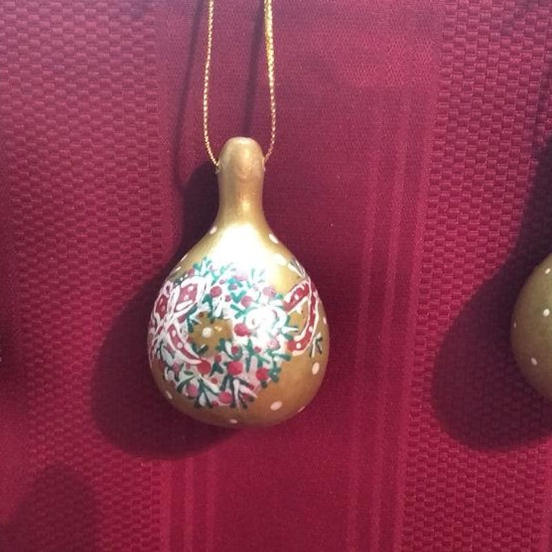 Christmas Gourd - Etsy