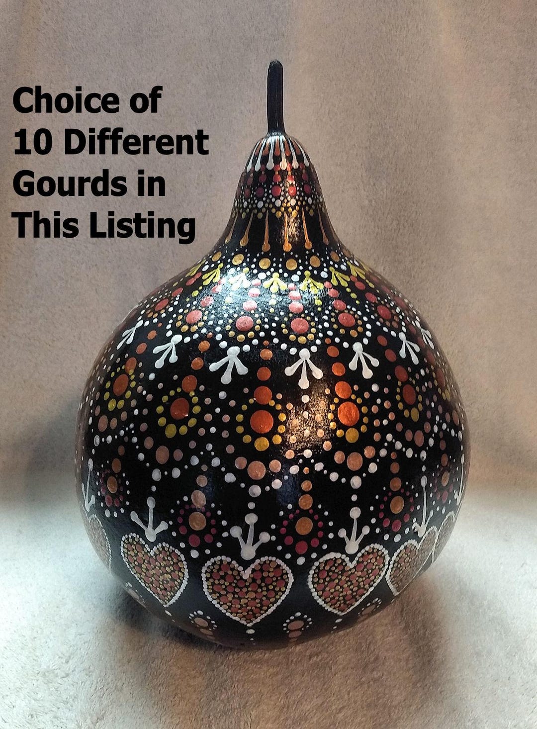 Choice of Hand Painted Signed Art Gourds Home Decor - Etsy