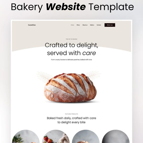 Bakery Website - Etsy