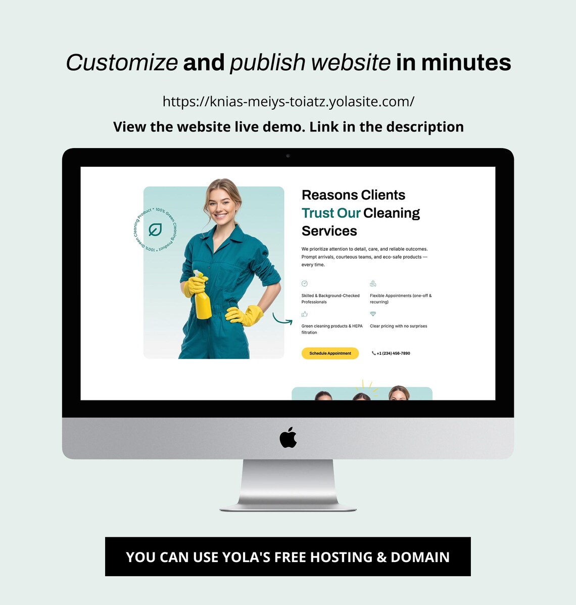 Cleaning Business Website Template | Editable Maid & Housekeeping ...