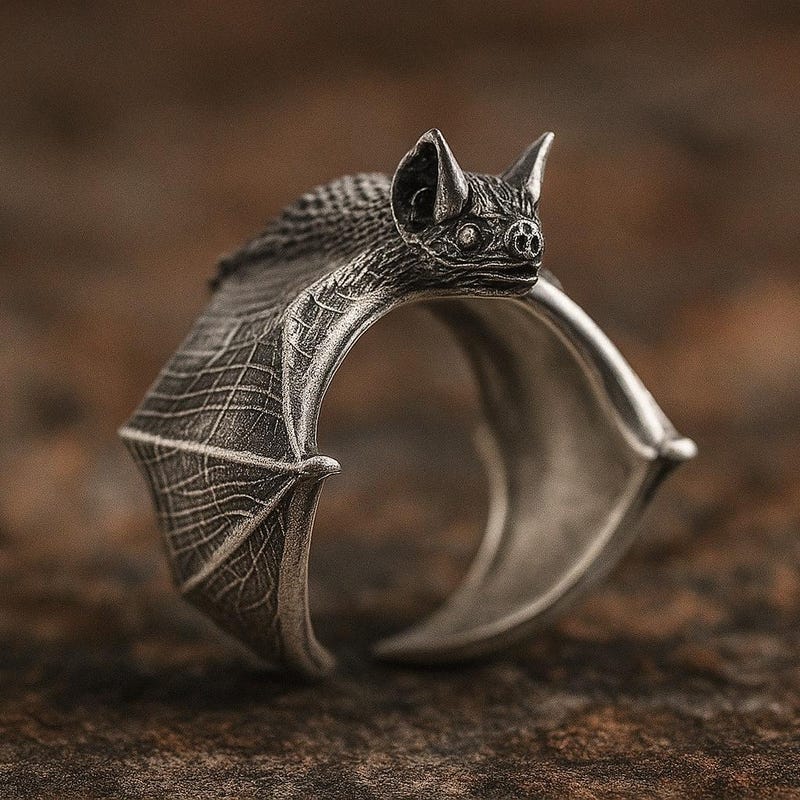 Bat Ring - Etsy