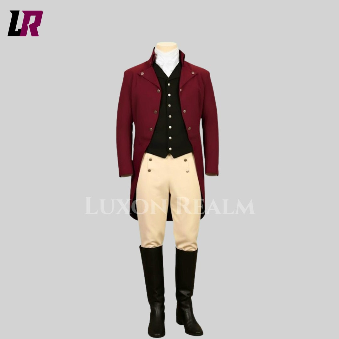 Custom Regency Tailcoat for Men – Georgian Long Coat, Victorian Gothic ...