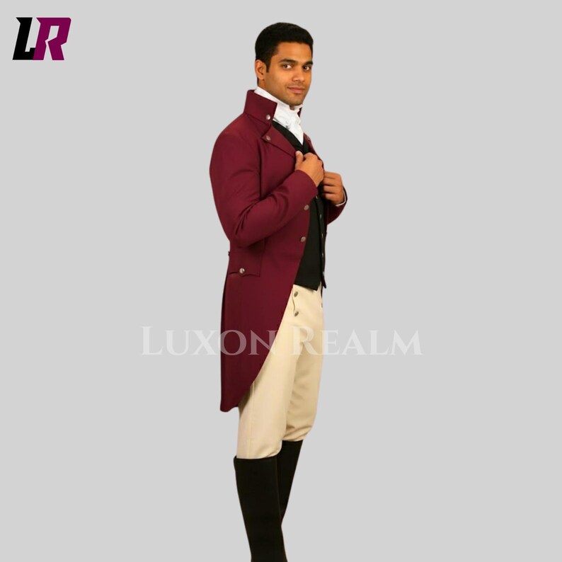 Custom Regency Tailcoat for Men – Georgian Long Coat, Victorian Gothic ...