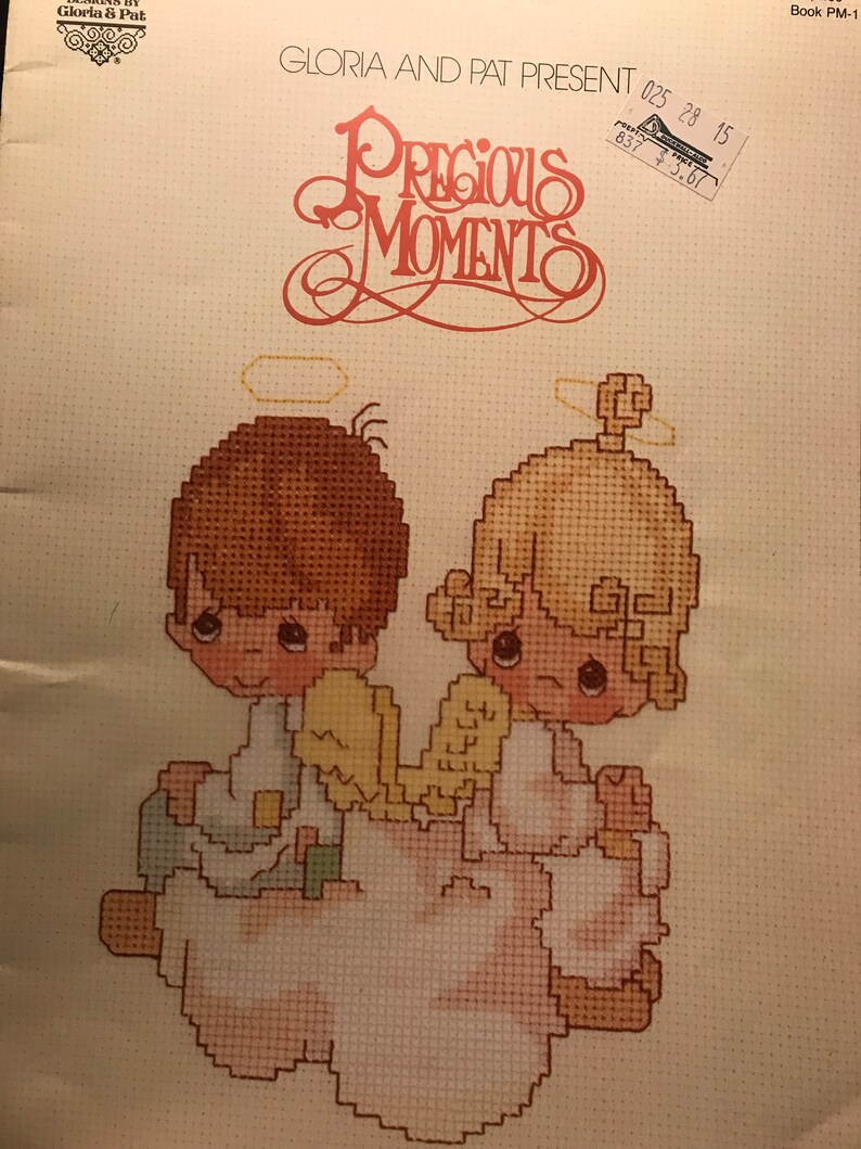 Precious Moments Cross Stitch Pattern Booklet Lot: PM-1, PM-2, PM-5 - Etsy