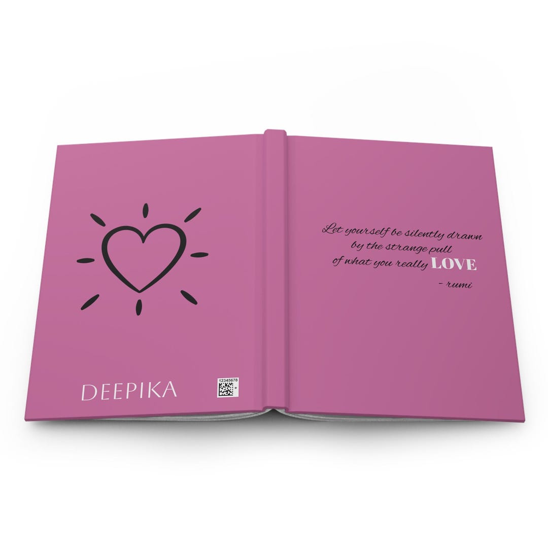 Pink Rumi Quote Journal: Inspirational Notebook for Dreamers - Etsy