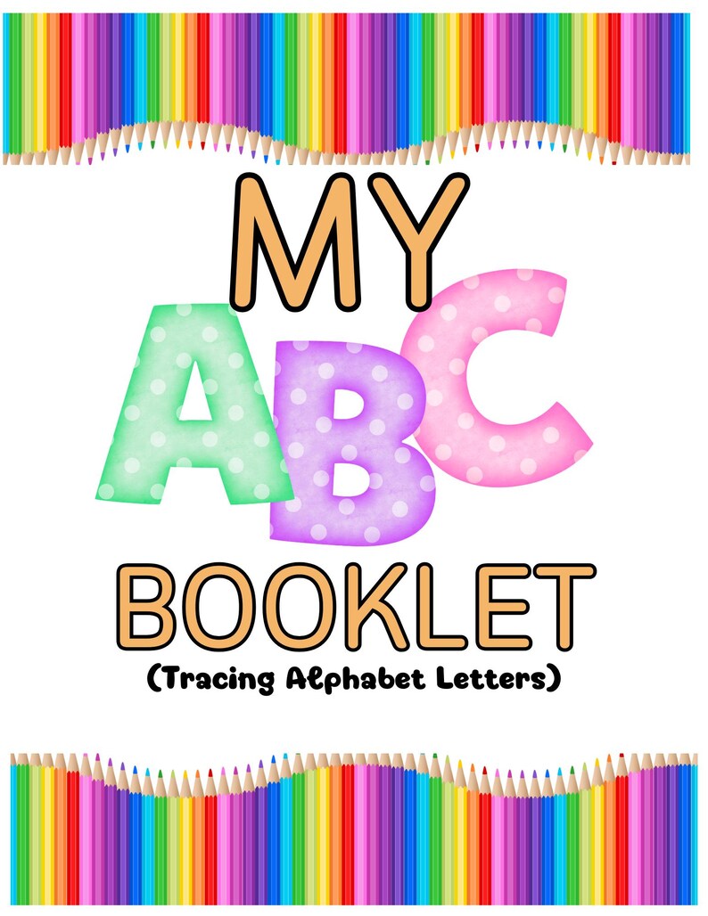 ABC Tracing Booklet: Alphabet Letter Practice Worksheets (PDF Download ...