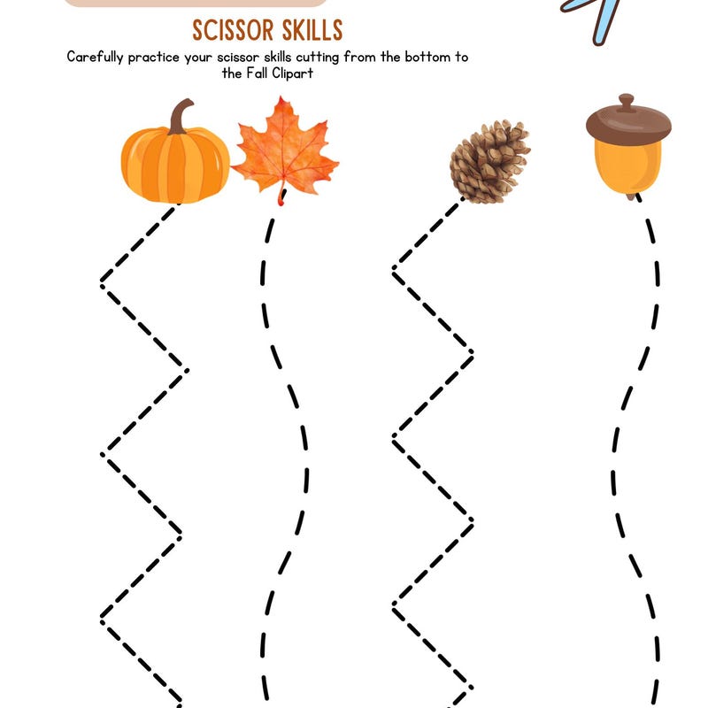 Cut Practice Preschool - Etsy