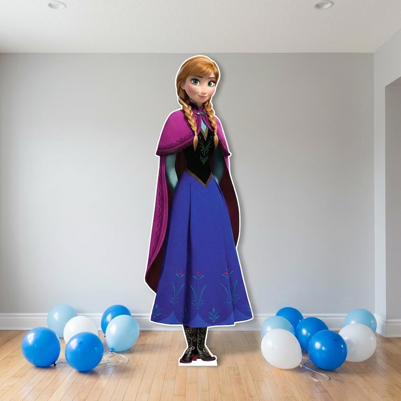FROZEN Birthday Decoration Set Elsa Anna Olaf Cutouts Standee Party ...