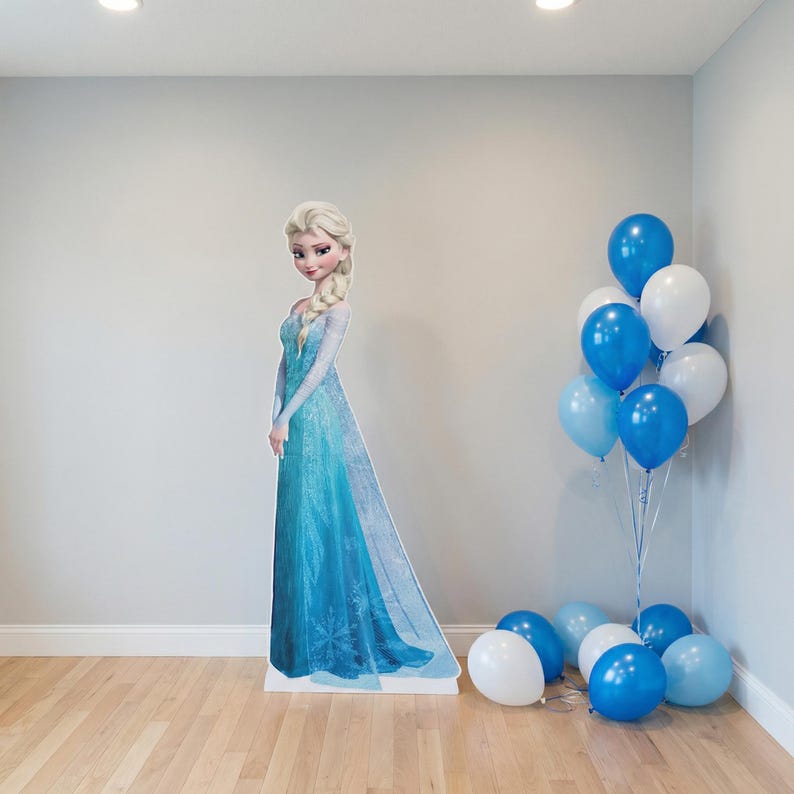 FROZEN Birthday Decoration Set Elsa Anna Olaf Cutouts Standee Party ...