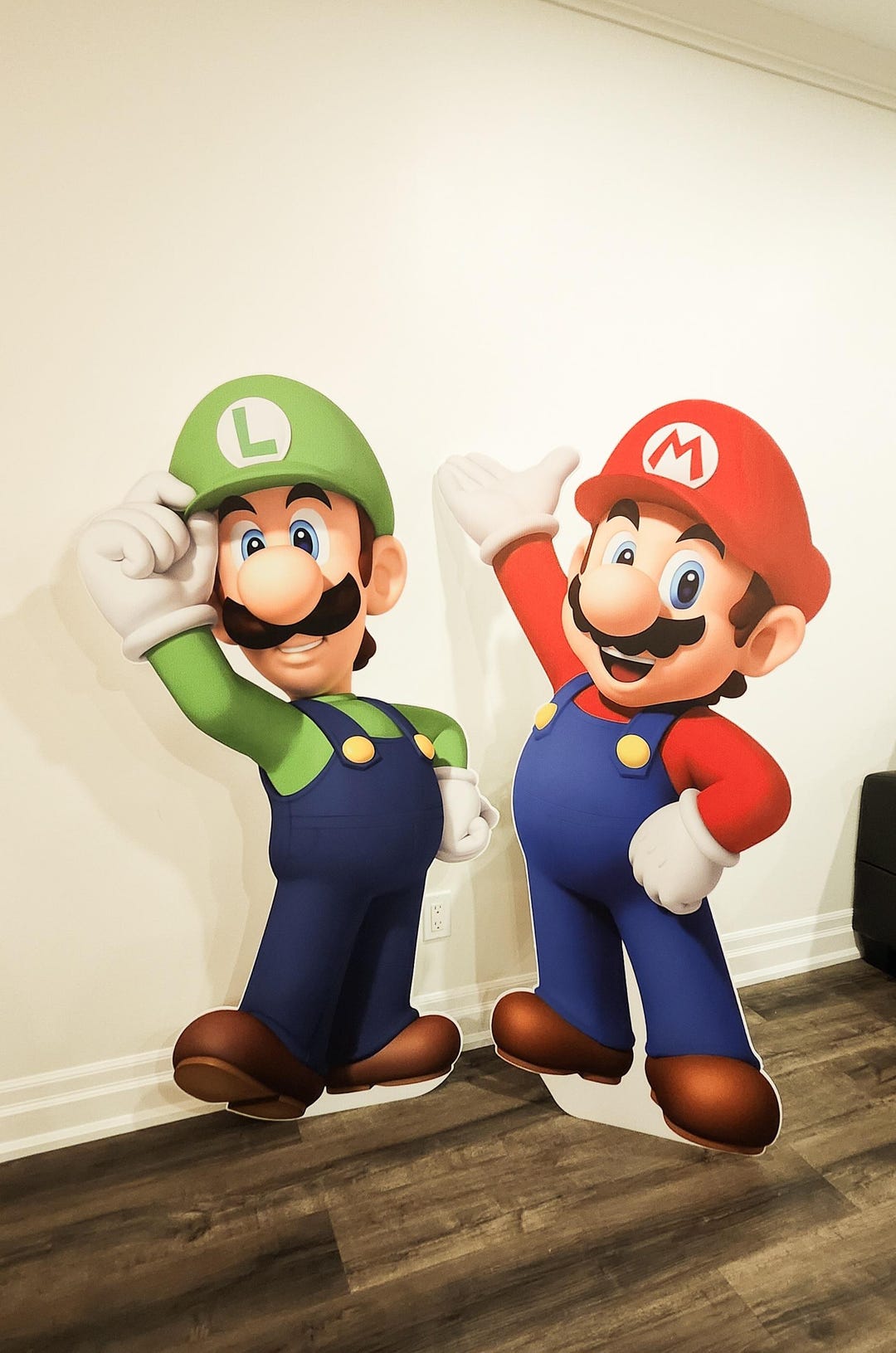 SUPER MARIO and LUIGI Kids Birthday Decorations Party Prop Cutout ...