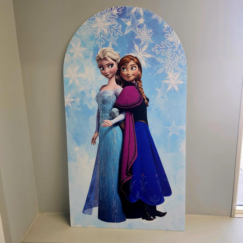 FROZEN Birthday Decoration Set Elsa Anna Olaf Cutouts Standee Party ...