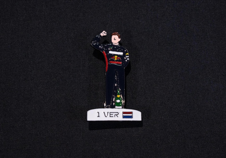 Max Verstappen F1 Victory Celebration Pin - Etsy New Zealand