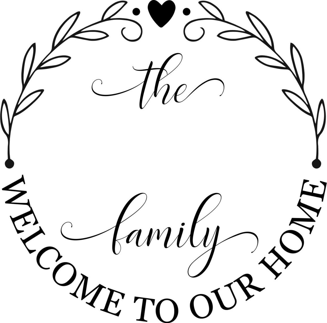 54 Family Monogram Template Bundle SVG PNG EPS - Etsy