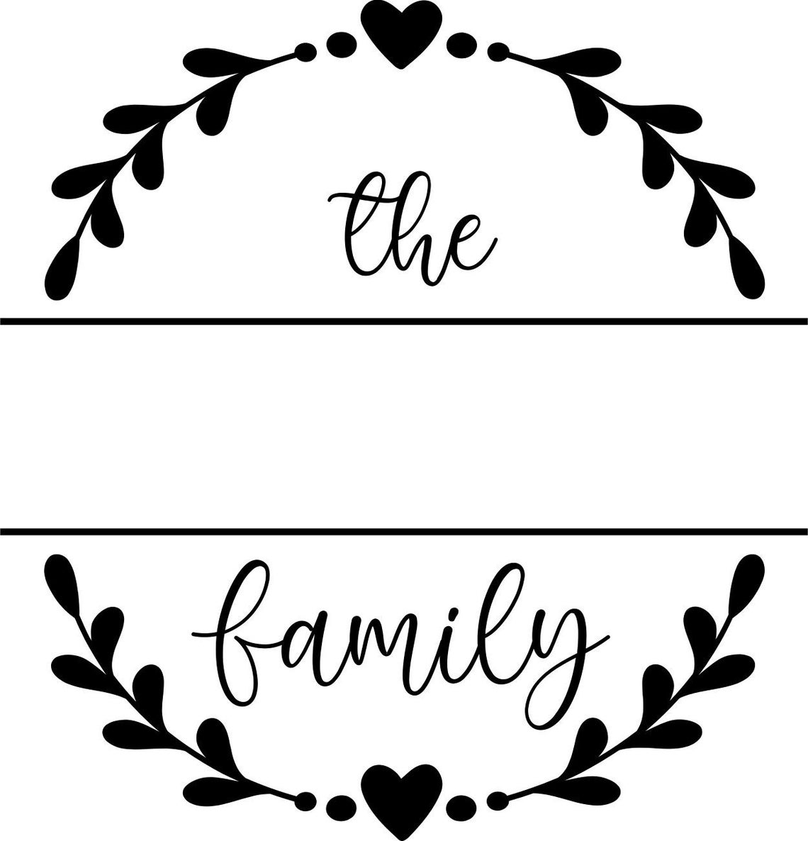 54 Family Monogram Template Bundle SVG PNG EPS - Etsy