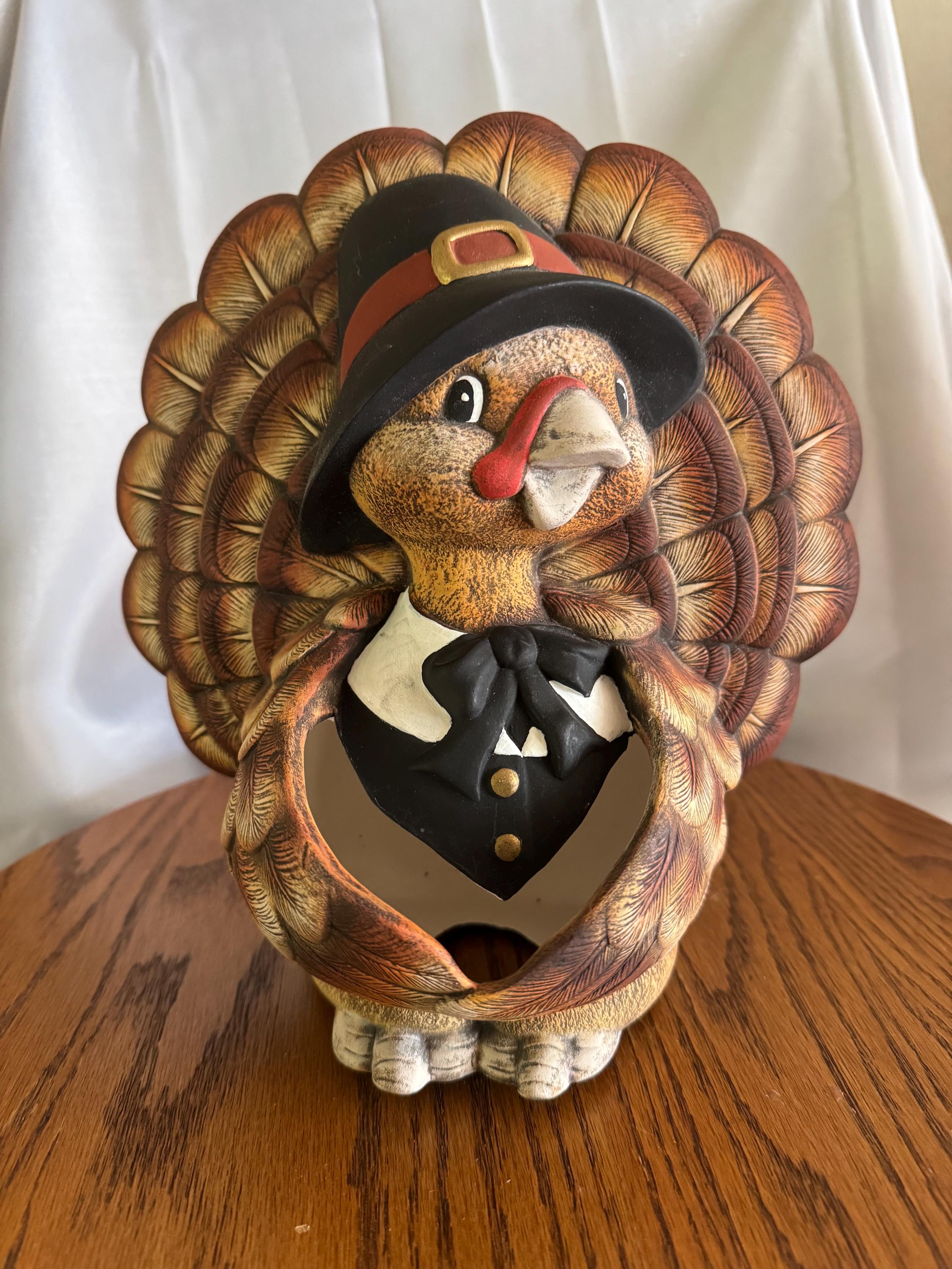 Vintage Turkey Center Piece for Thanksgiving - Etsy
