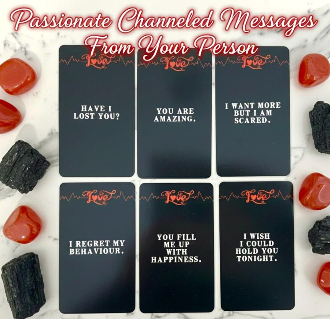 Passionate Channeled Love Messages From Your Person | Love Oracle Tarot ...
