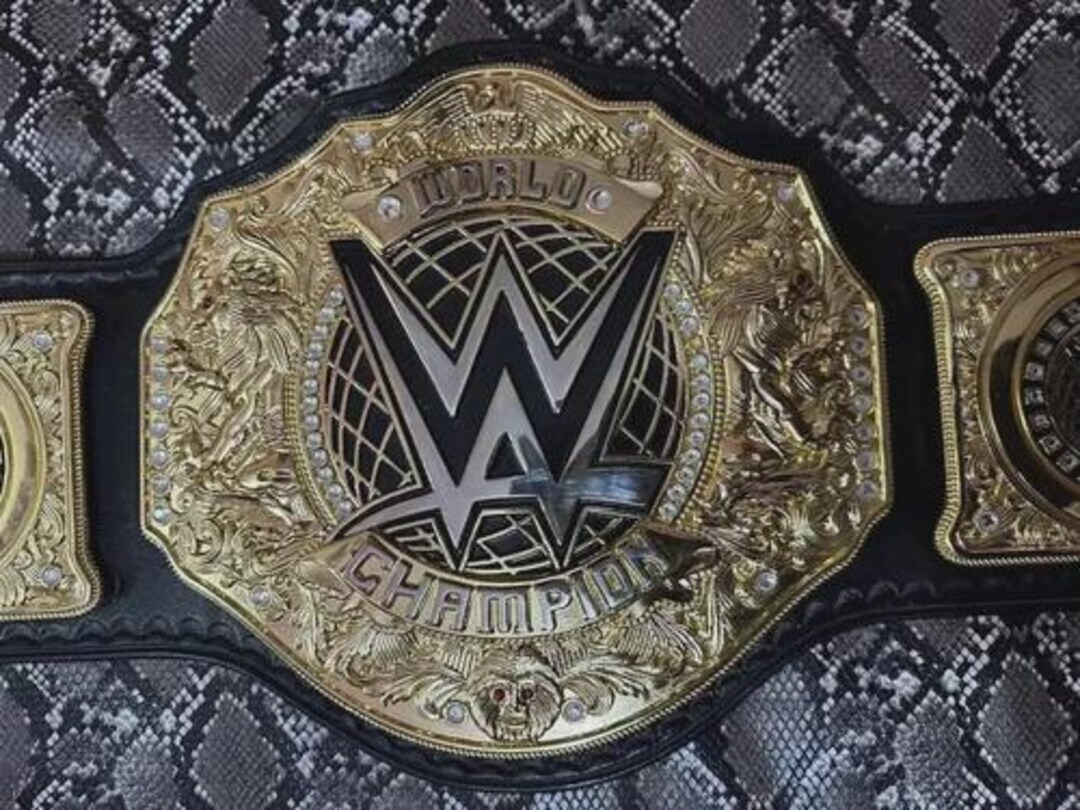 Big Gold Championship Belt World Heavyweight Wrestling Customize Name ...