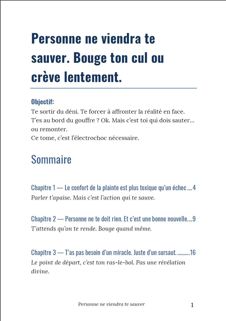 "Nessuno verrà a salvarti" - Ebook sullo sviluppo personale | Manifesto ...