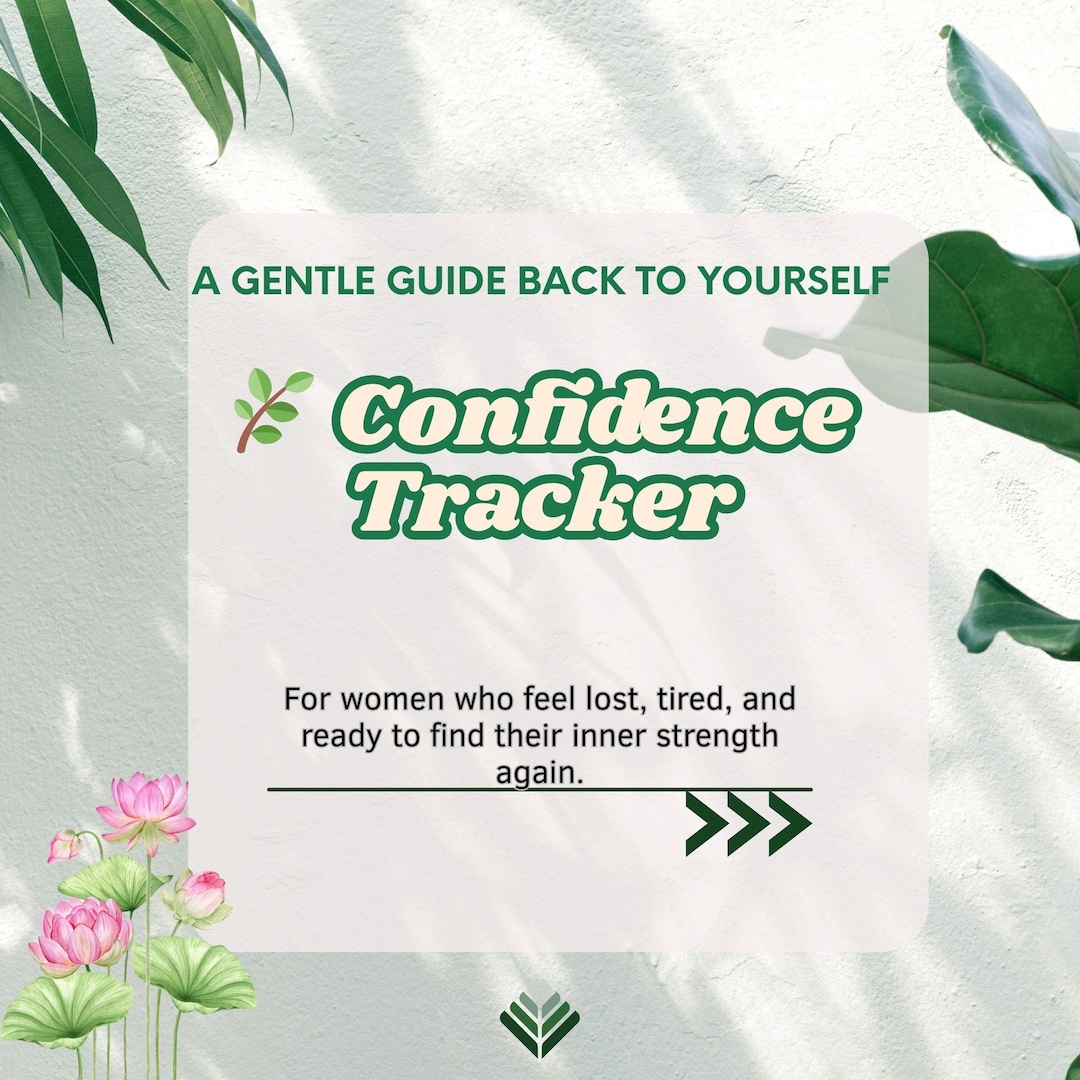 Confidence Tracker | Boost Self-esteem With Daily Confidence & Mindset ...