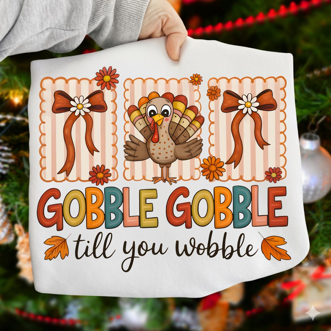 Preppy Thanksgiving Gobble Png Thanksgiving Png Floral Turkey Png ...