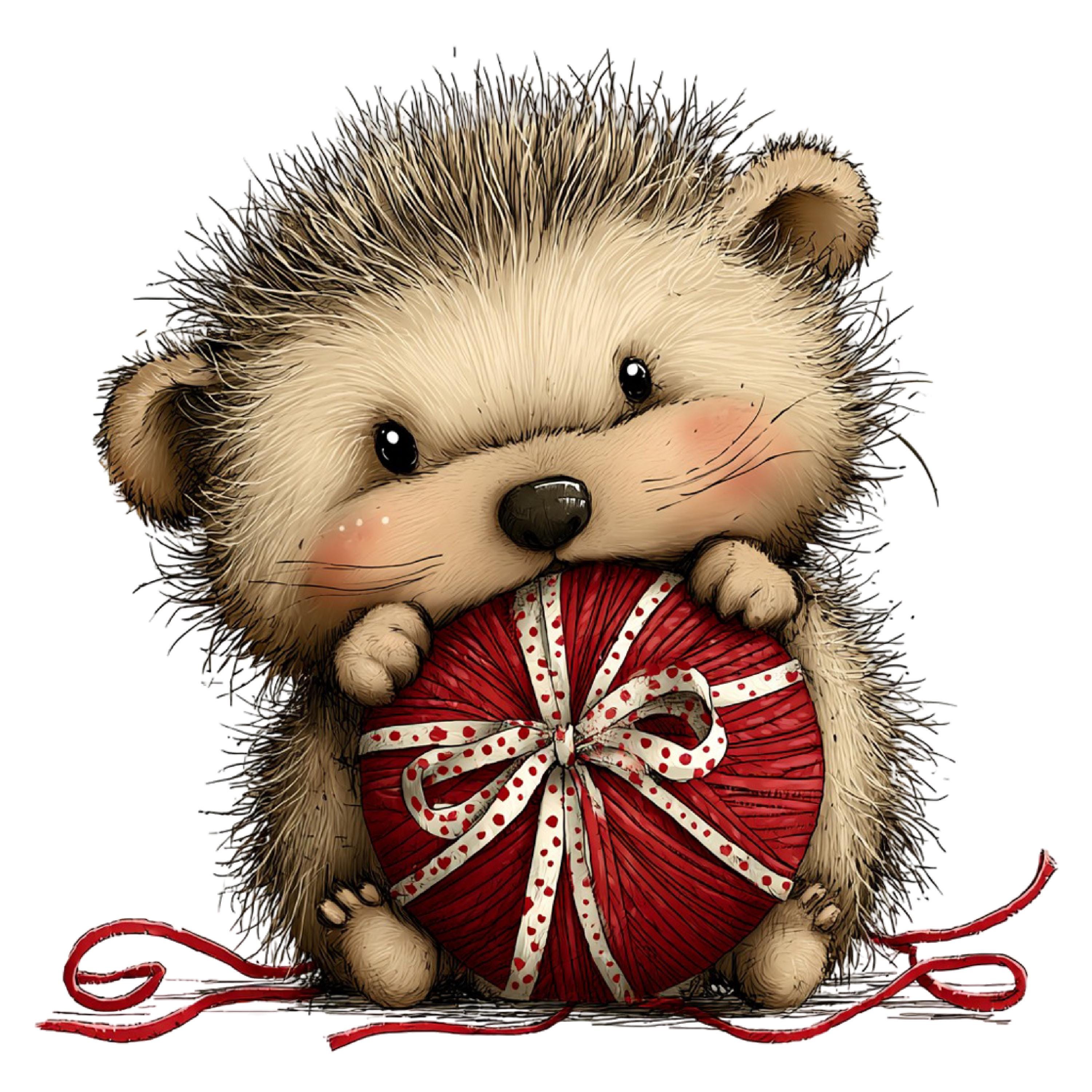 44 PNG Valentine Animals Clipart Bundle, Watercolor Woodland PNG ...