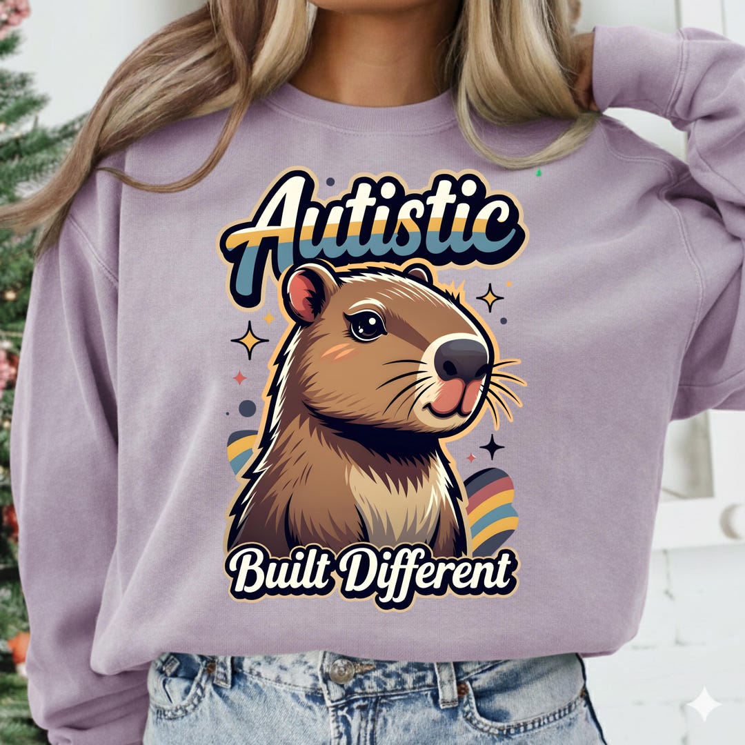 Autistic Built Different PNG, Neurodivergent Pride Sublimation, Autism ...