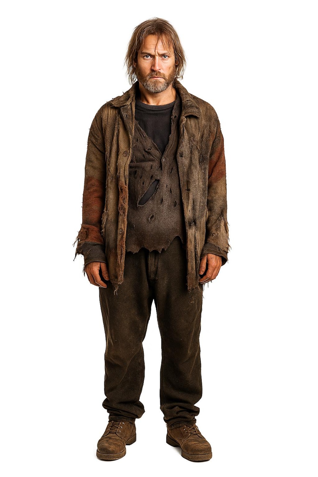 Handmade Freddy Vs Jason Costume Set: Fleece Jumper, Burlap Coat - Etsy