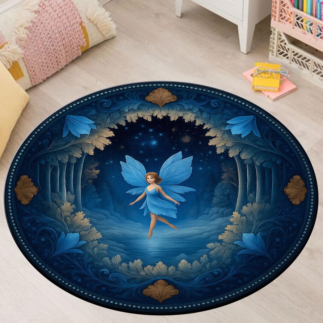 Enchanted Fairy Rug, Midnight Forest, Woodland Magic - Etsy