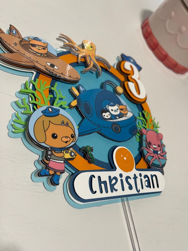 Octonauts Cake Topper - Etsy
