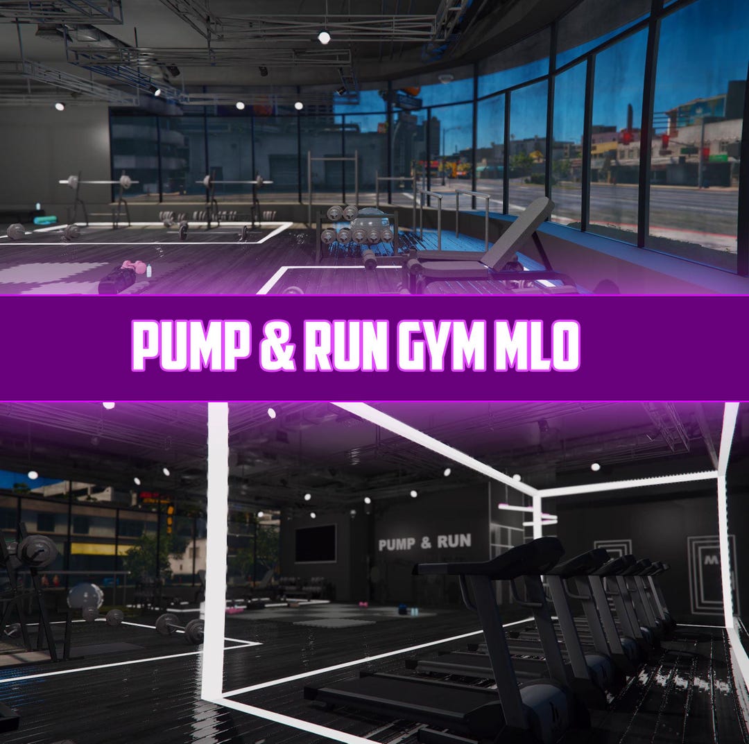 Fivem | Pump & Run Gym | MLO Add-on | Fully Optimized | Instant Install ...