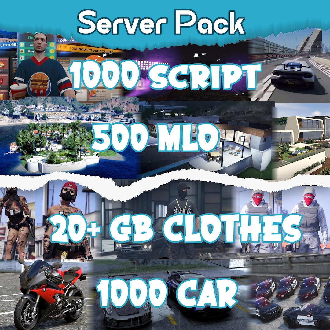 Fivem Mega Pack 2025 | 1000 Scripts + 500 MLO + 1000 Cars Bikes EMS ...