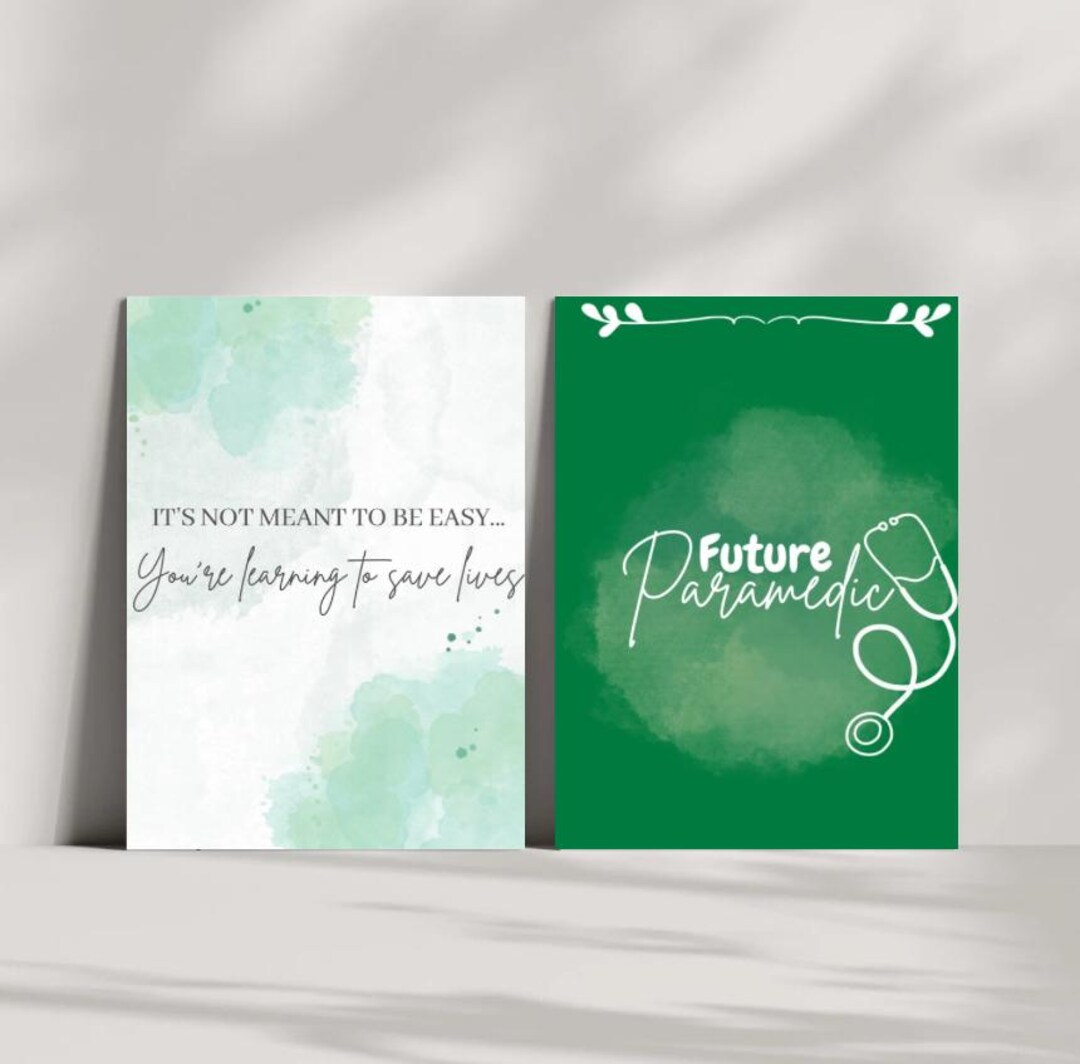 Student Paramedic Motivational Posters - Etsy