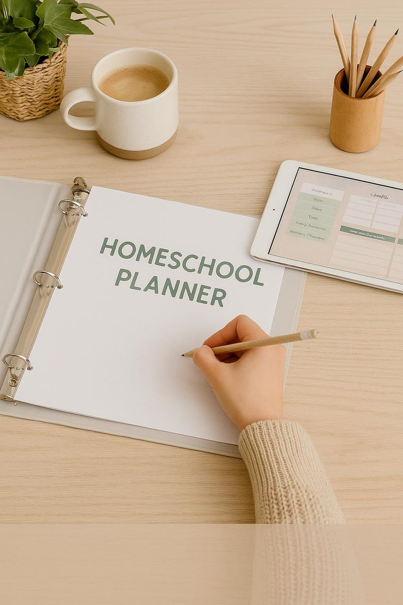 Editable Homeschool Planner: Google Sheets & Printable PDF for Moms - Etsy