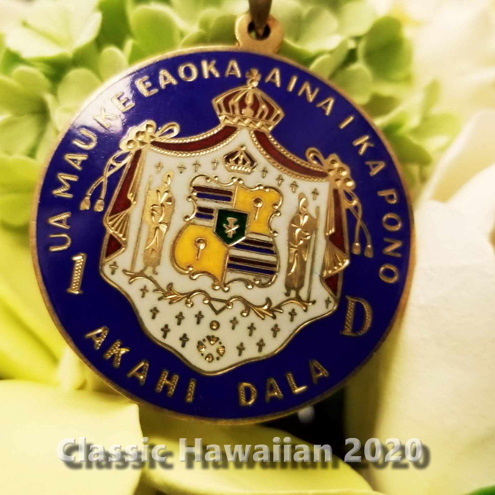 NEW Trademark Jewelers Kingdom of Hawaii Crest Hawaiian Coat of Arms ...