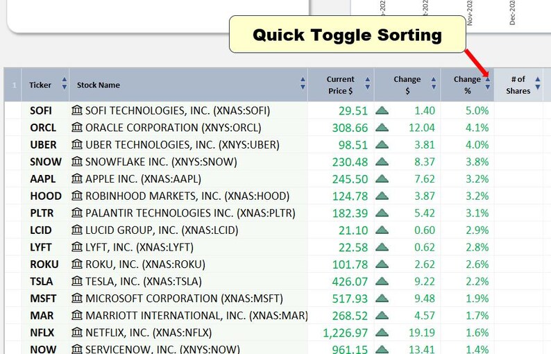 Advanced Stock Portfolio Tracker: Excel Investment Dashboard (VBA) - Etsy