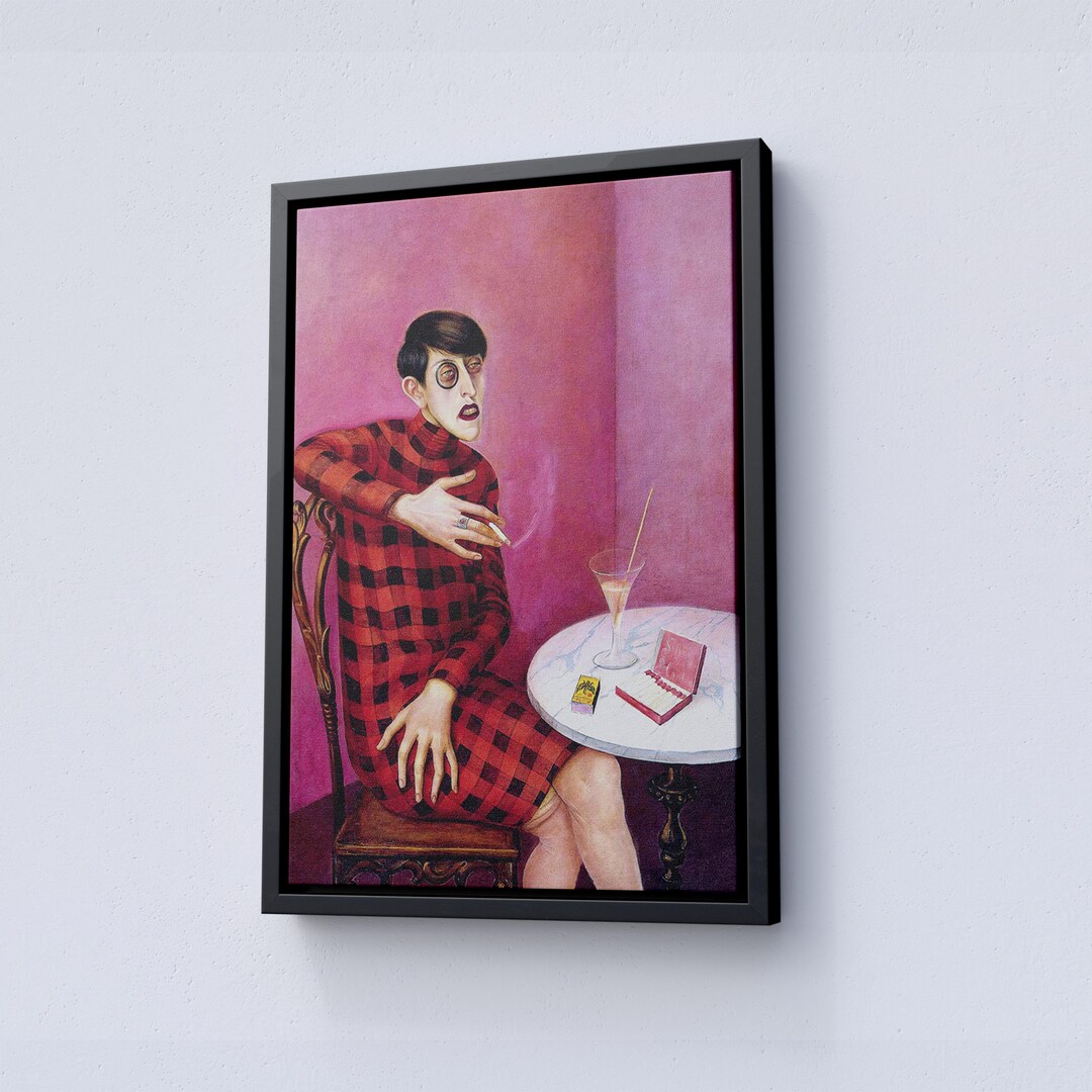 Otto Dix 'sylvia Von Harden' Canvas Print: Cabaret Art, Ready to Hang ...