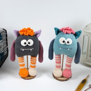 Monster Amigurumi Crochet Pattern: Easy Beginner Toy (PDF Pattern) - Etsy