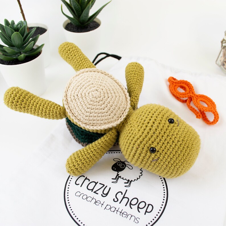 Baby Turtle Crochet Pattern Turtle Amigurumi Crochet Pattern - Etsy