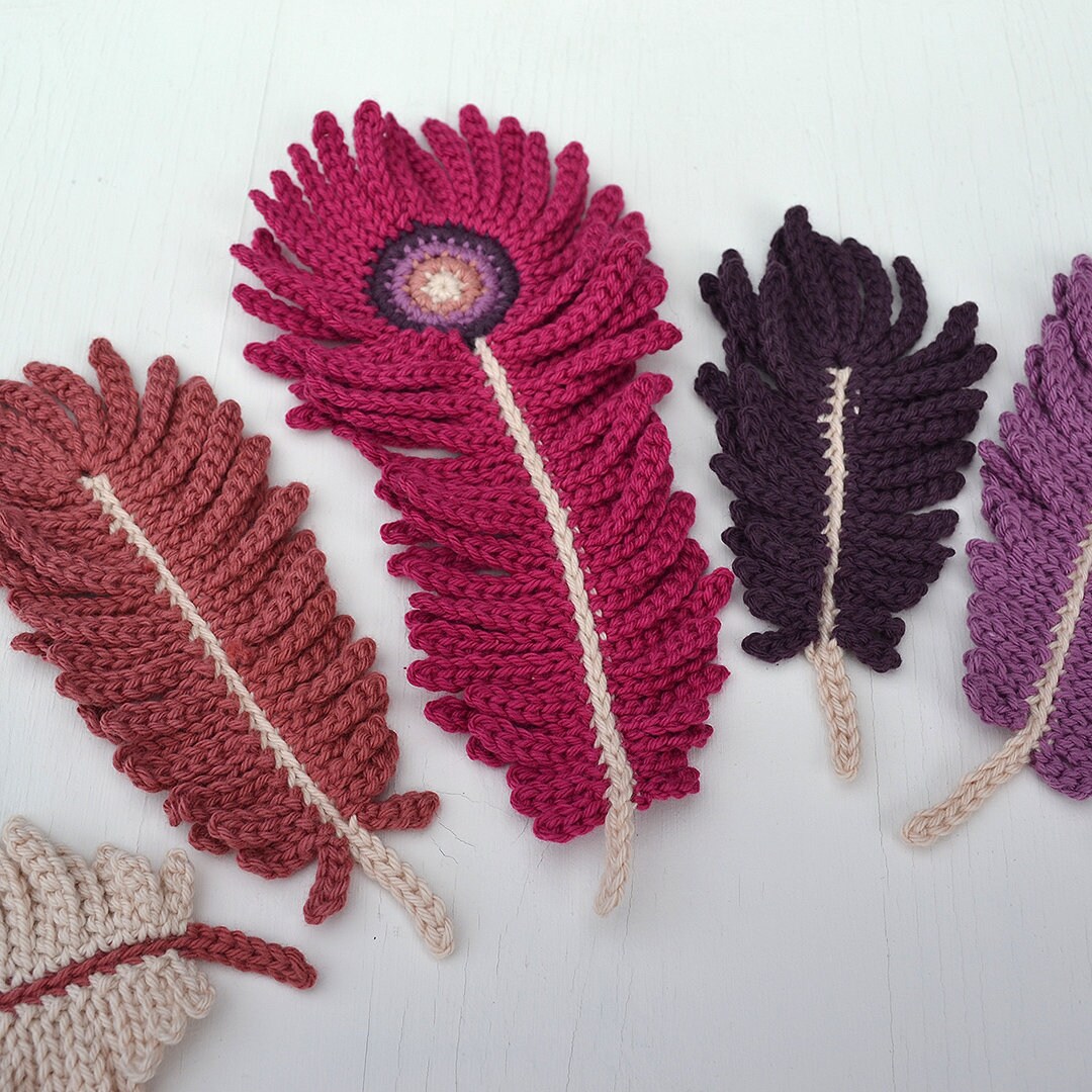 Boho Hippie Feathers Crochet Pattern Tribal Feathers Crochet - Etsy ...