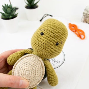 Baby Turtle Crochet Pattern, Turtle Amigurumi Crochet Pattern, Soft Toy ...