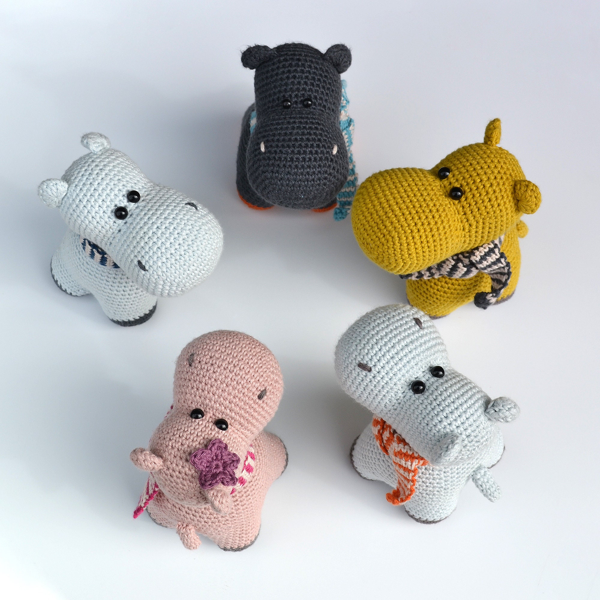 Hippo Crochet Pattern Baby Gift Crochet Pattern Hippo | Etsy
