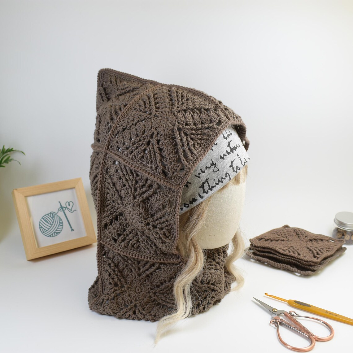 Ravenwood Pixie Hood Crochet Pattern - PDF and Video Tutorial - Etsy