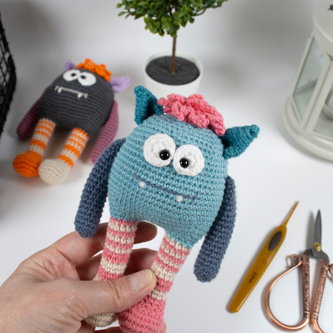 Monster Amigurumi Crochet Pattern, Easy Crochet Pattern for Beginners ...