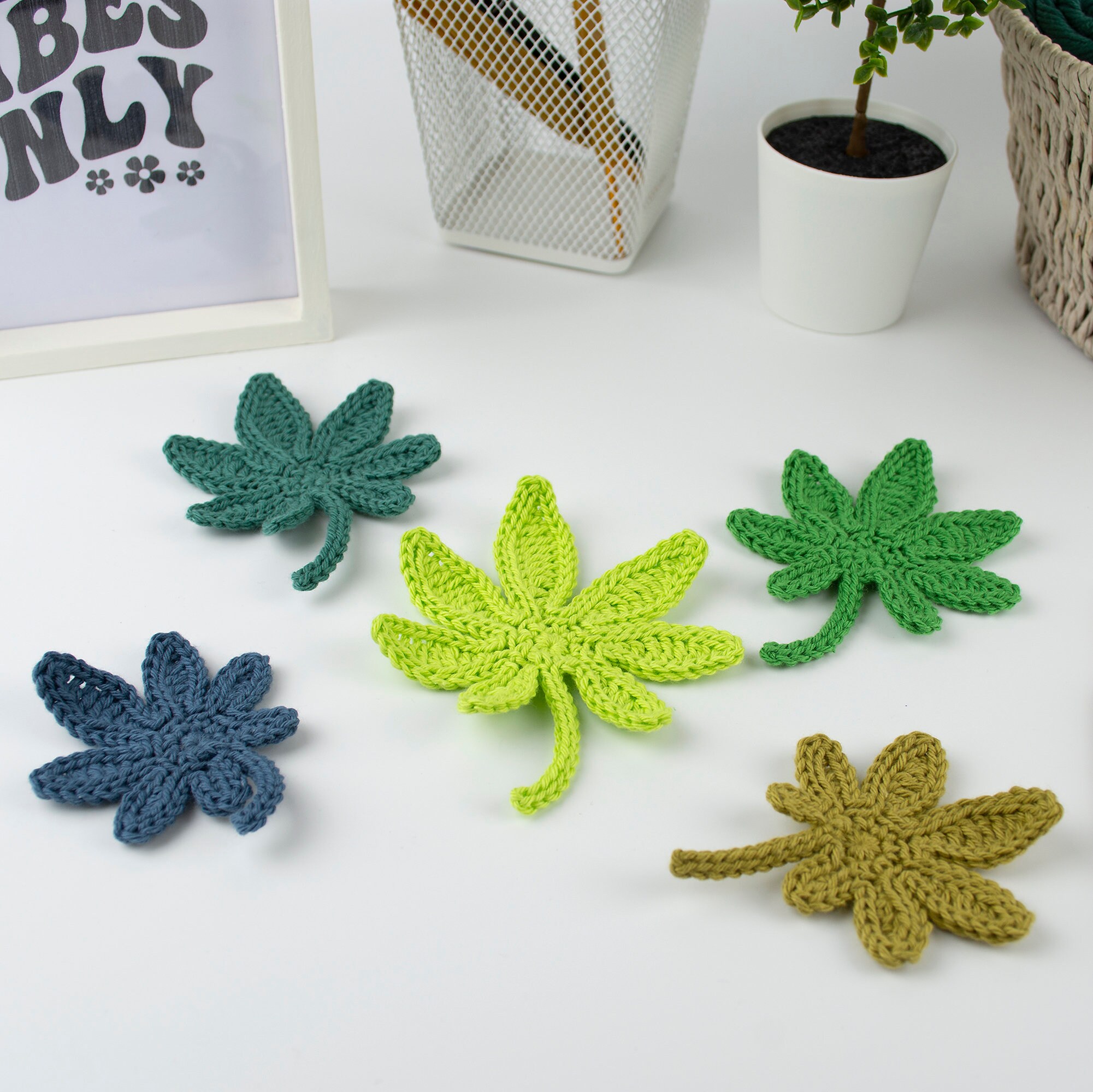 Marijuana Leaf Crochet Pattern Weed Leaf Crochet Pattern Pot | Etsy
