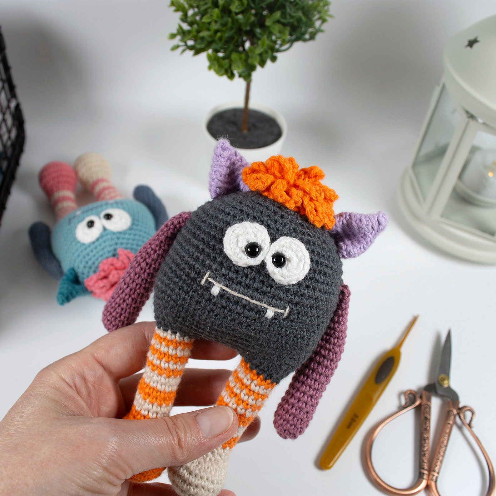 Monster Amigurumi Crochet Pattern, Easy Crochet Pattern for Beginners ...