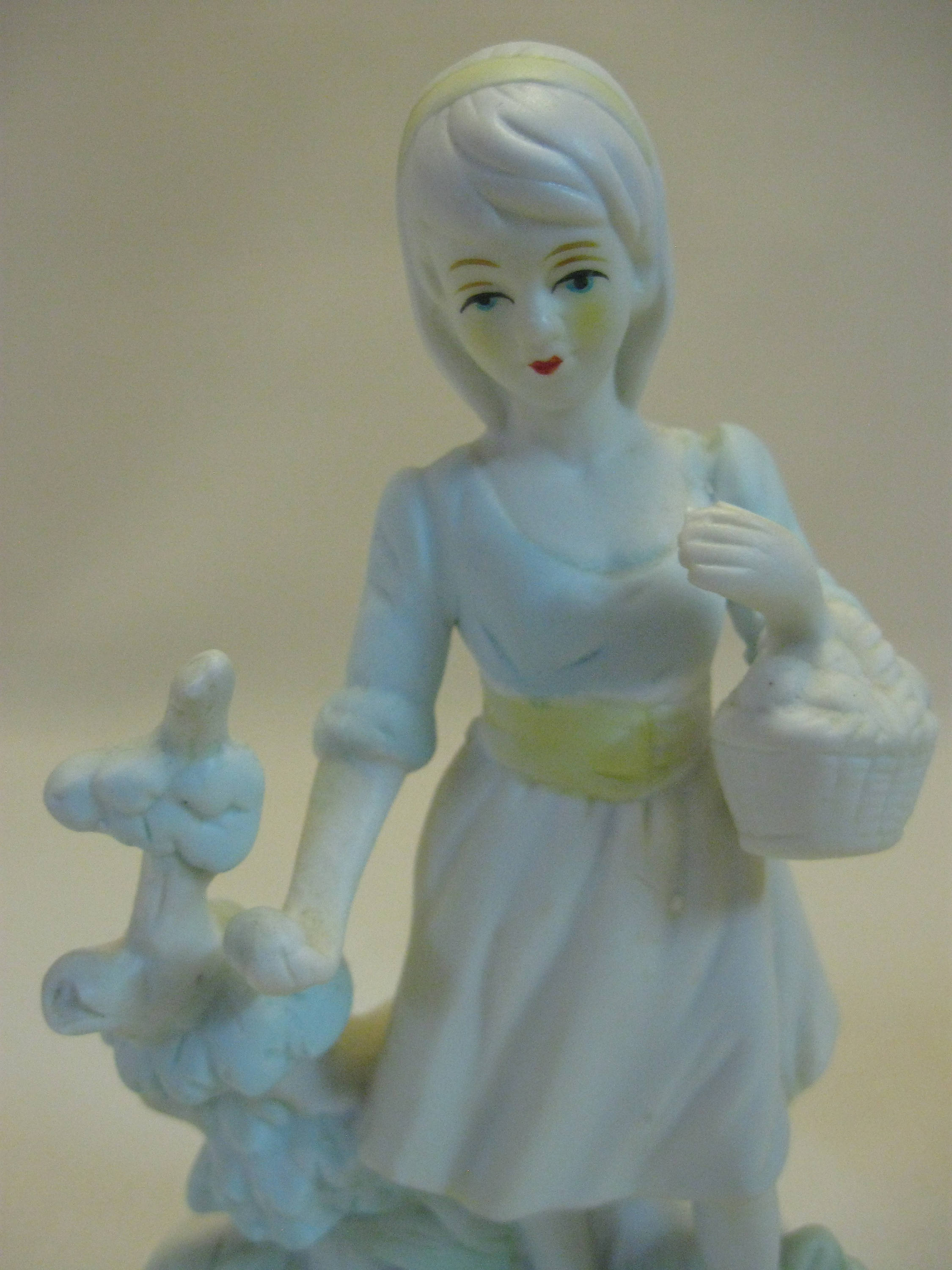 Porcelain Bisque Figurines Statues Pair Boy & Girl Standing | Etsy
