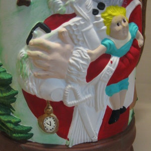 Holiday Stein Tankard up Raise Design Santa Toys Sleigh Deer - Etsy