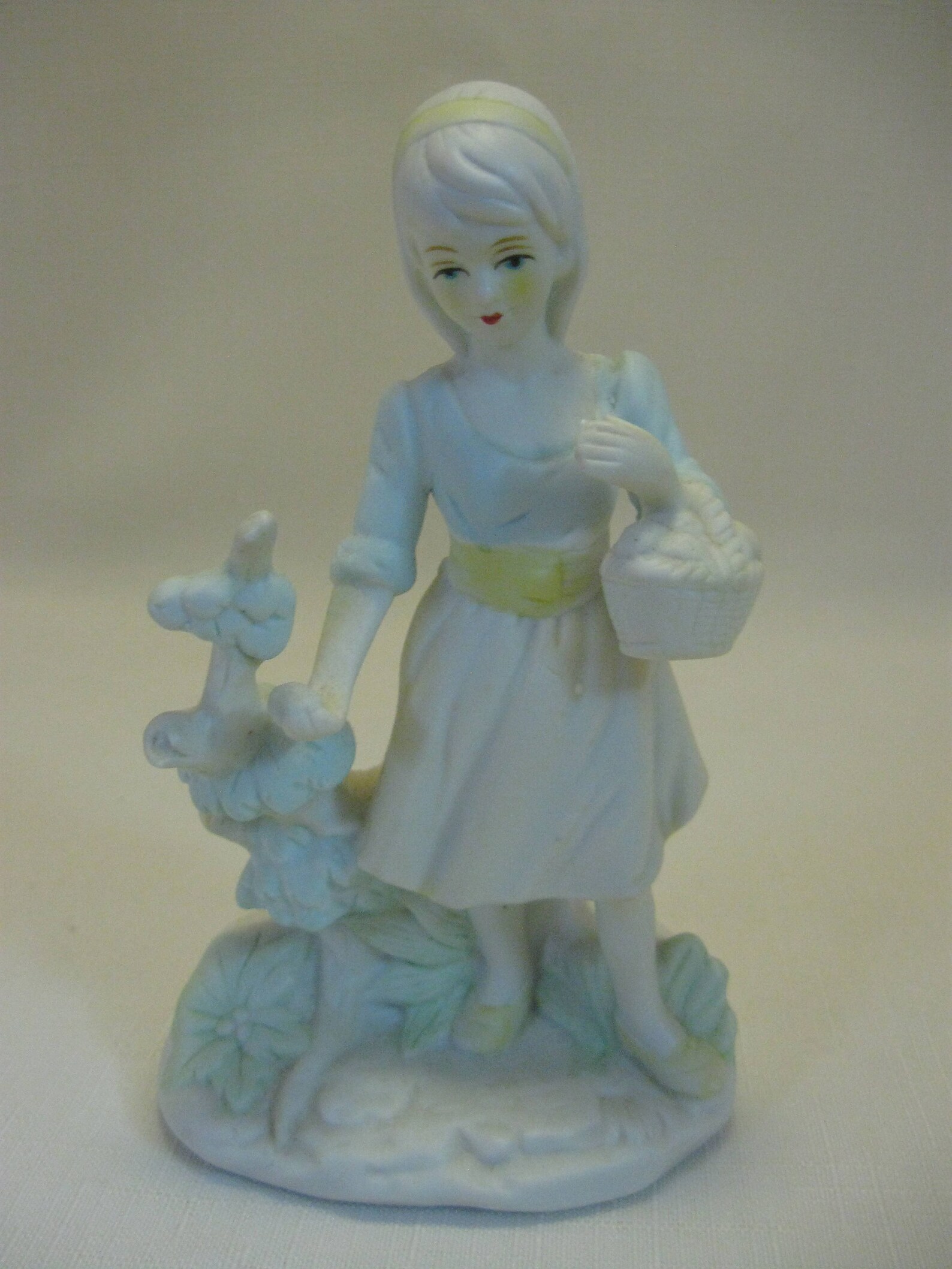 Porcelain Bisque Figurines Statues Pair Boy & Girl Standing | Etsy